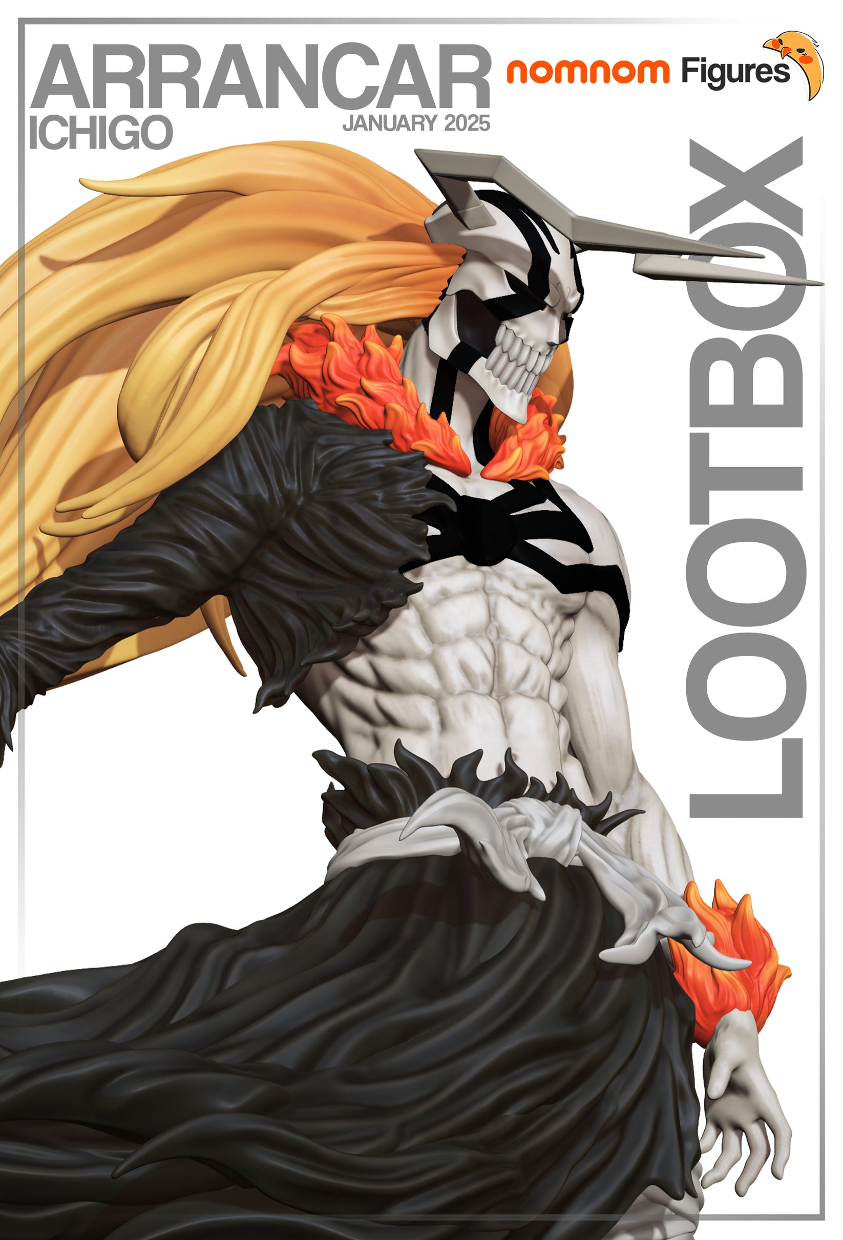 Nomnom Figures Arrancar Ichigo - Bleach – Black Tails Workshop