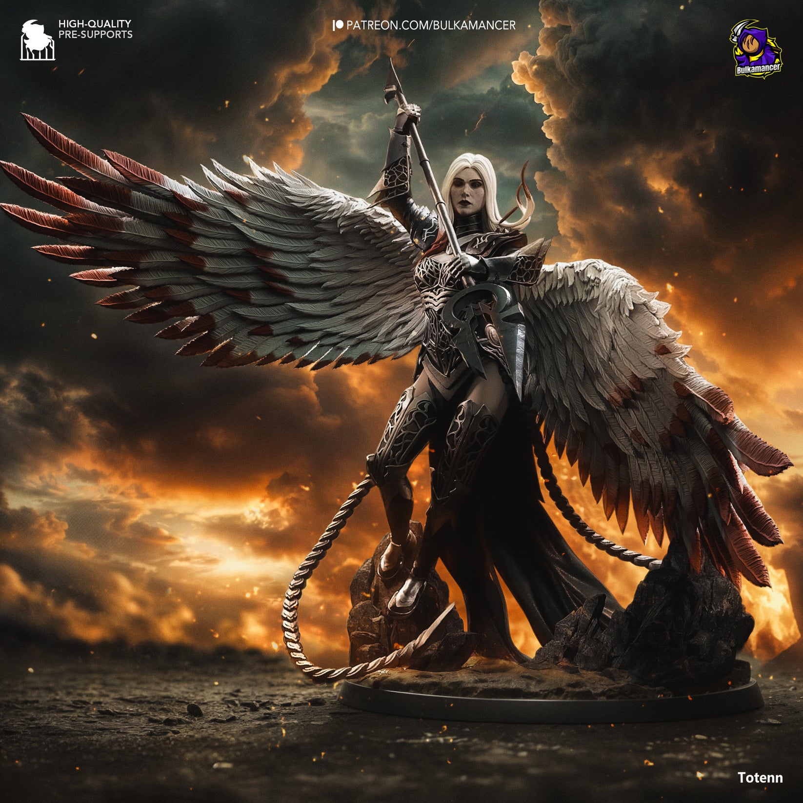 Bulkamancer Sculps Avacyn the Purifier - Magic: The Gathering – Black ...