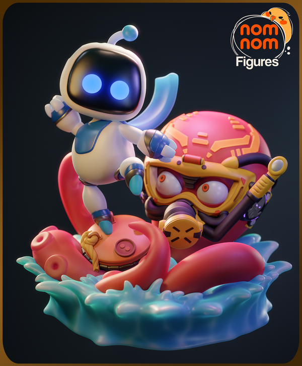 Nomnom Figures Chibi Astrobot - Astrobot – Black Tails Workshop