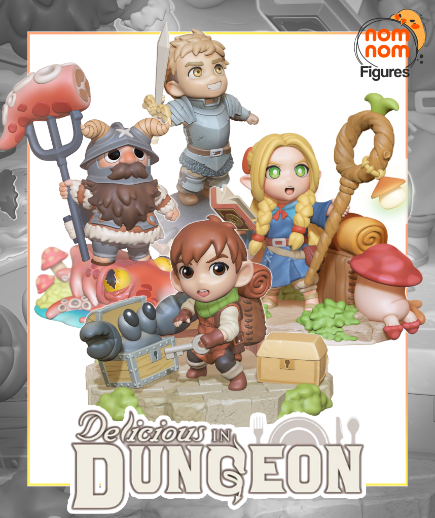 Nomnom Figures Dungeon Meshi Chibi Set – Black Tails Workshop
