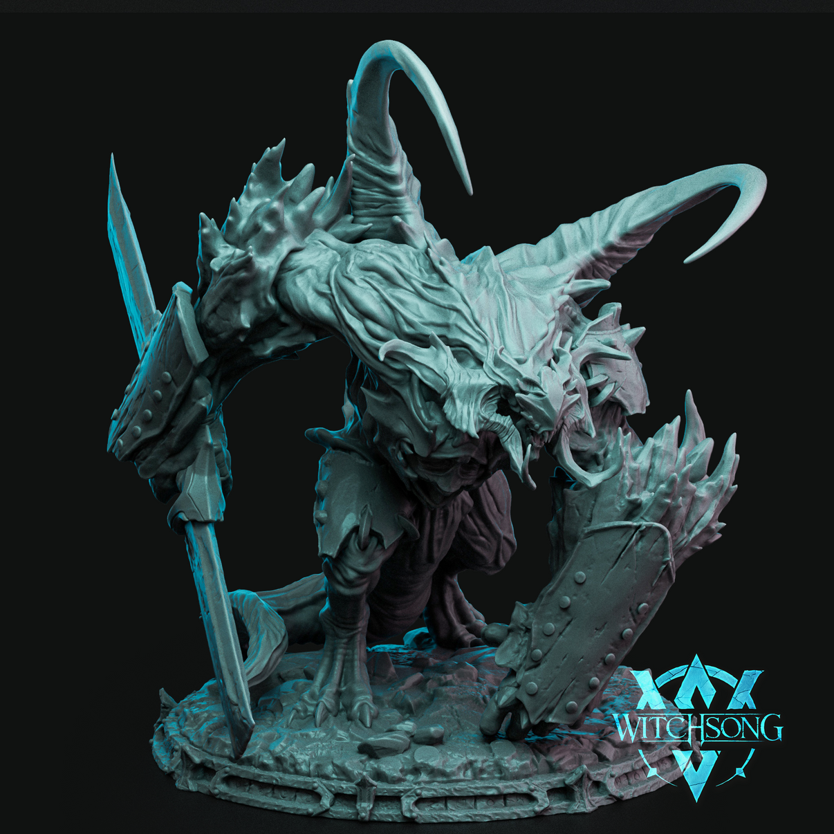Witchsong Miniatures | Ghel'kerot, Guardian of the Gate – Black Tails ...