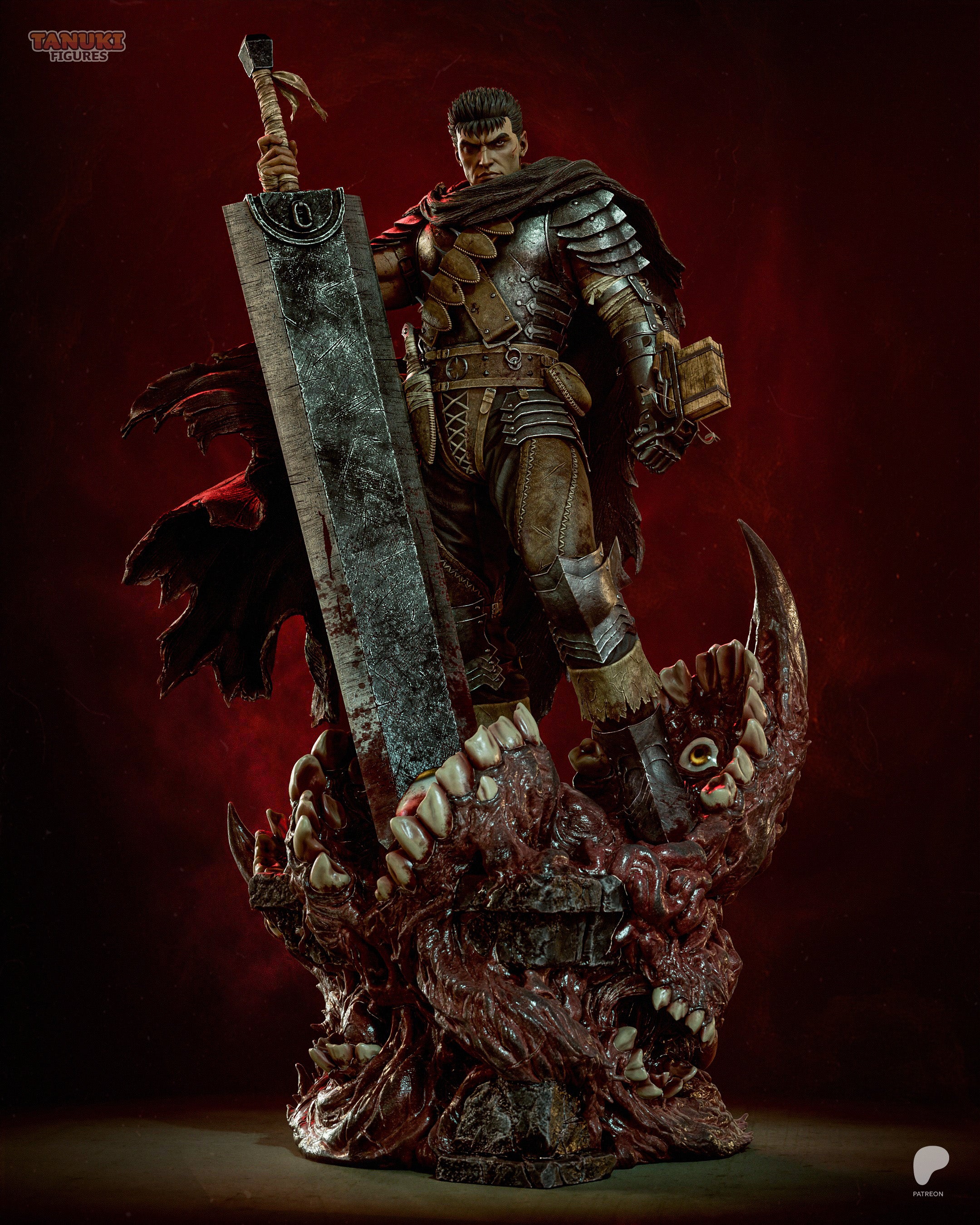 Tanuki Figures Guts -Berserk – Black Tails Workshop