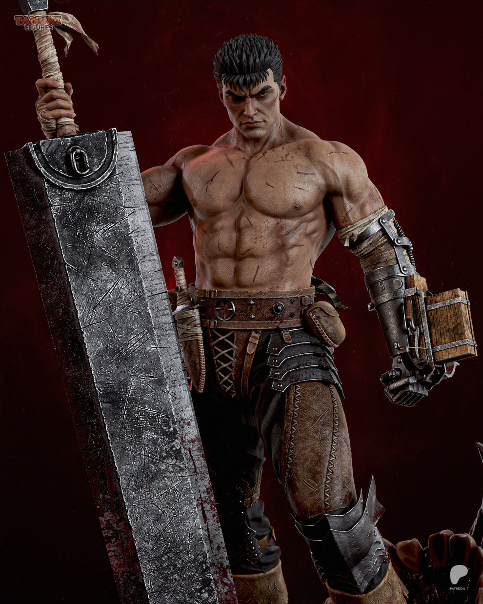 Tanuki Figures Guts -Berserk – Black Tails Workshop